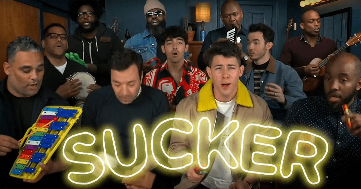 The Jonas Brothers Perform 'Sucker' on Classroom Instruments And It's ...